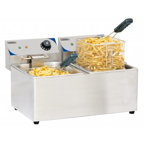 Friteuse double bac 2x8litres