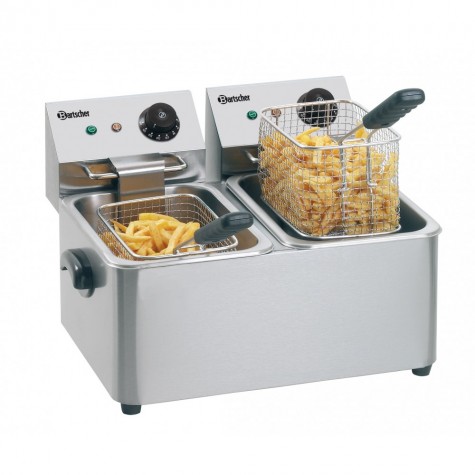 Friteuse double bac 2x8litres